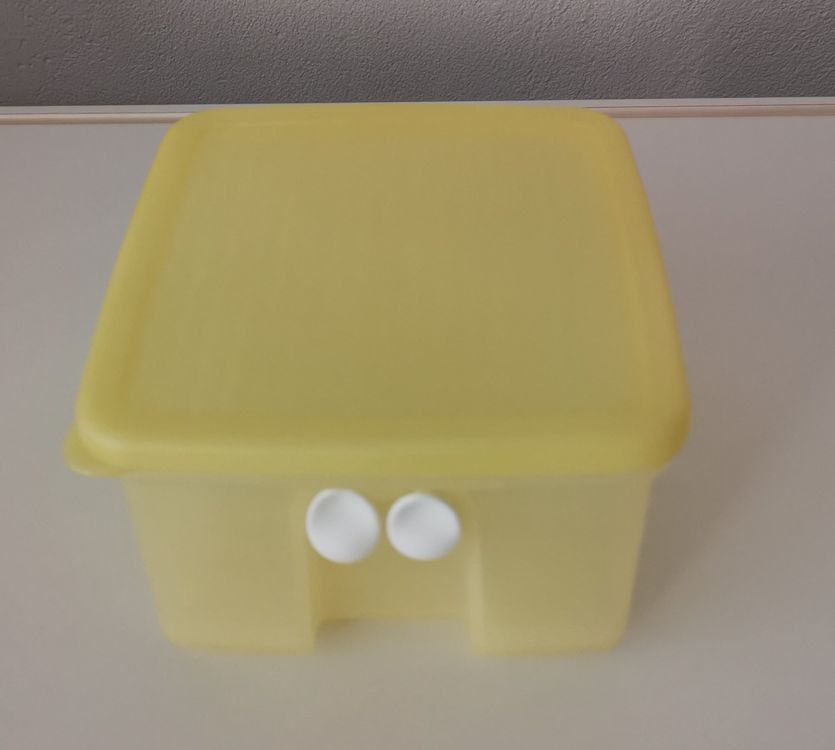 Tupperware FridgeSmart Plus 1 lt. Vorratsbehälter gelb | Kaufen auf Ricardo