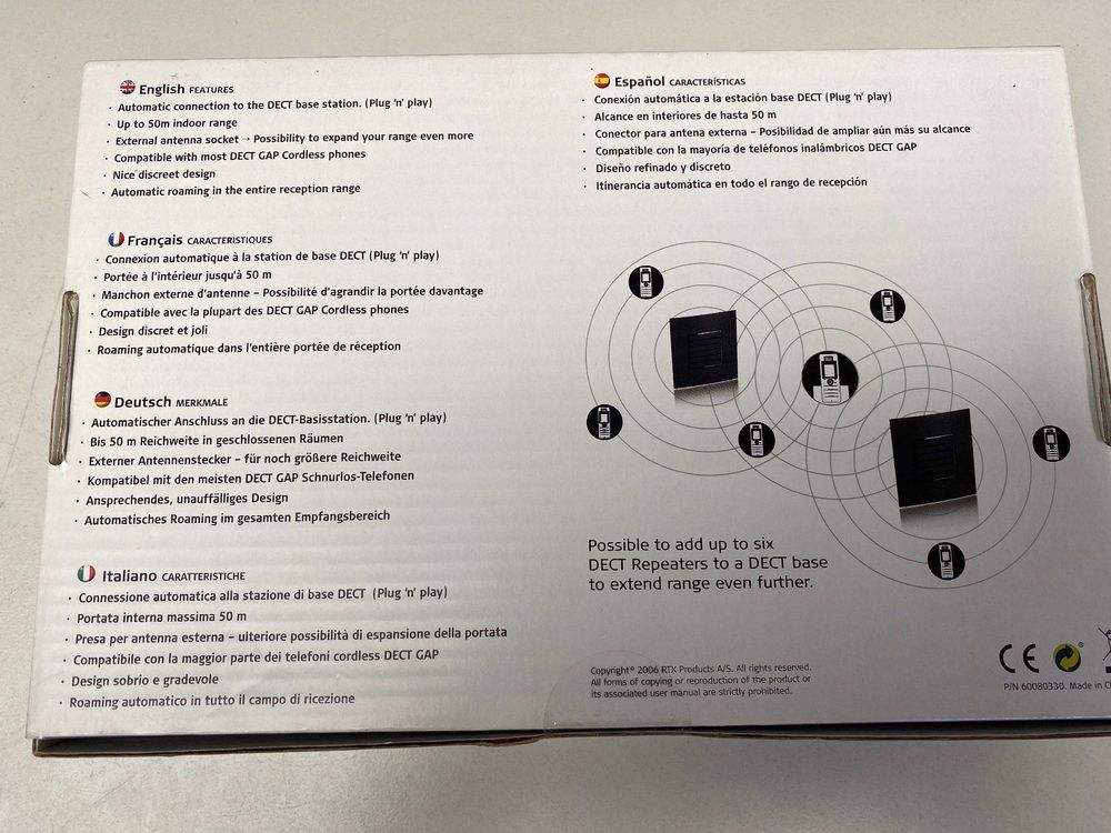 Dect Repeater RTX 4002 von Swisscom Erwiterung Dect Mitel | Kaufen auf ...