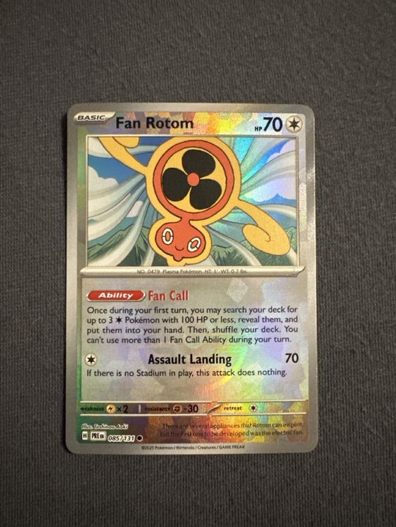 Prismatic Evolutions Fan Rotom Pokeball (Neu (gemäss Beschreibung)) in ...