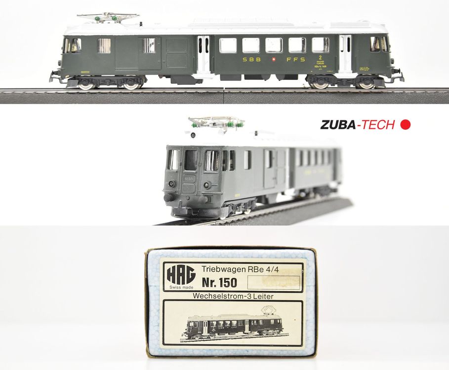 HAG 150 Triebwagen RBe 4/4 SBB H0 WS Analog mit OVP (Gebraucht) in St. Gallen für CHF 92 – mit ...