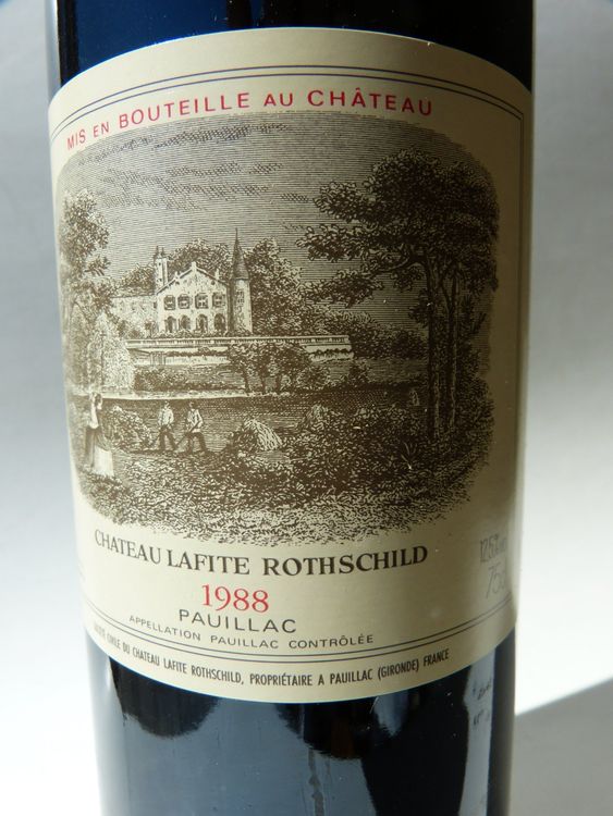 Château Lafite Rothschild 1988 (Neu und originalverpackt) in Frutigen für CHF 425 – mit ...