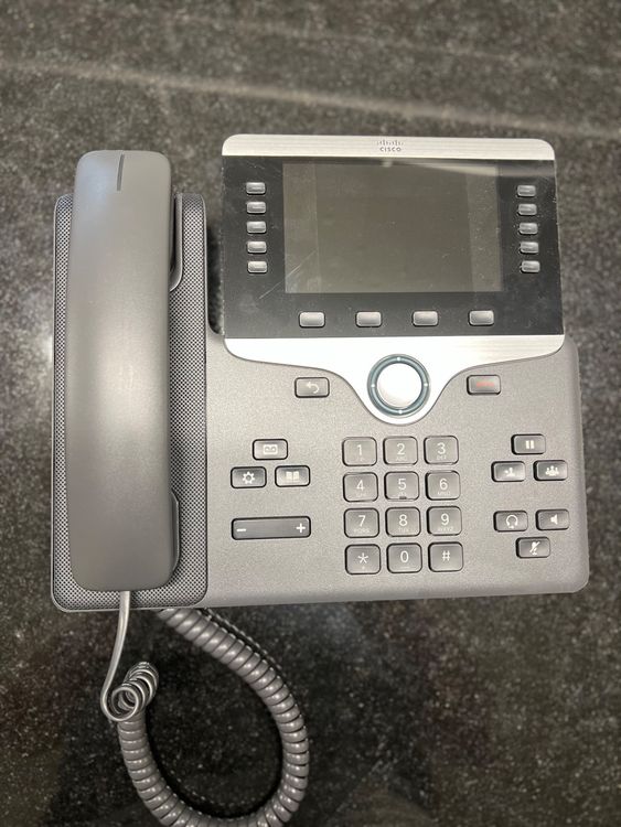VoIP-Tischtelefon, Schwarz Cisco CP-8851 (Gebraucht) in Steinhausen für CHF 2 – nur Abholung auf ...