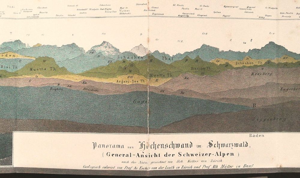Höchenschwand grosses Panorama von Keller 1865 (Gebraucht) in Rafz für ...