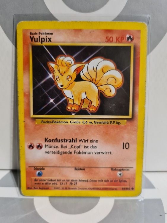 VULPIX BASE SET POKEMON KARTE 1999 (Gebraucht) in Uerzlikon für CHF 1 ...