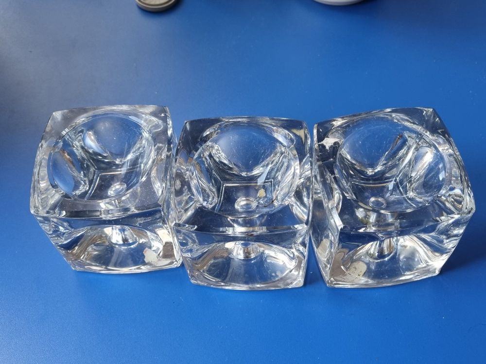 Kerzenhalter Bohemia Glass 3 Stk (Gebraucht) in Schaffhausen für CHF 60 – mit Lieferung auf ...