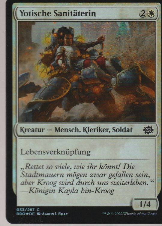 TCG Magic The Gathering MTG De BRO 033 /287 FOIL Yotische Sa (Neu (gemäss Beschreibung)) in ...