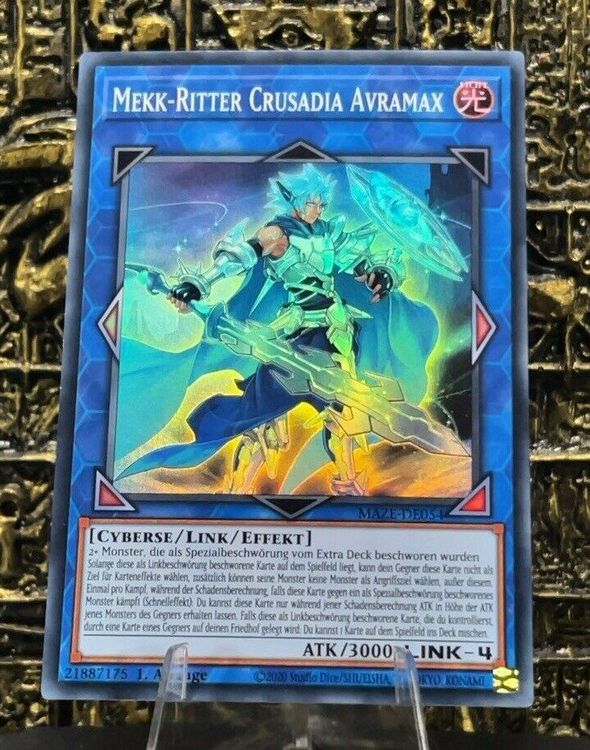 Yu-Gi-Oh! Mekk-Ritter Crusadia Avramax MAZE-DE054 Super Rare | Kaufen ...