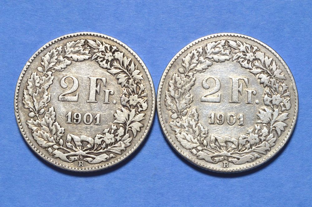 2 Franken 1901 (2X) | Kaufen auf Ricardo