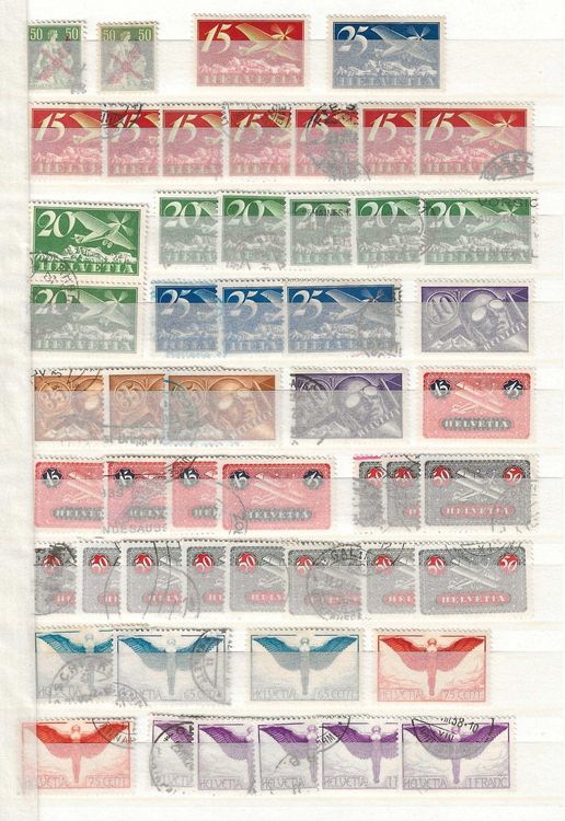 Lot CH Flugpost Marken - hoher KP | Kaufen auf Ricardo