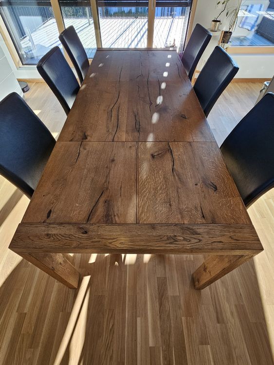 Faszinierend Esstisch Dunkles Holz Ausziehbar Und Bewertung