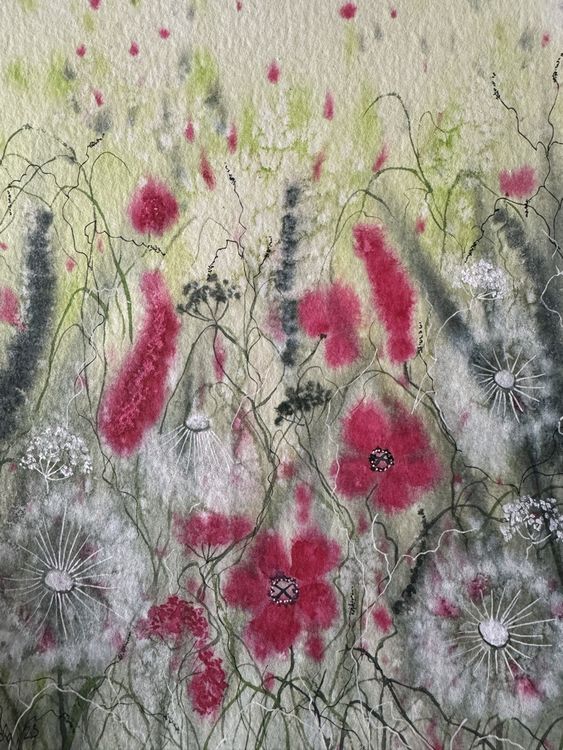 Aquarell Unikat handgemalt 🌸🎨 (Gebraucht) in Lanzenhäusern für CHF 45 – mit Lieferung auf ...