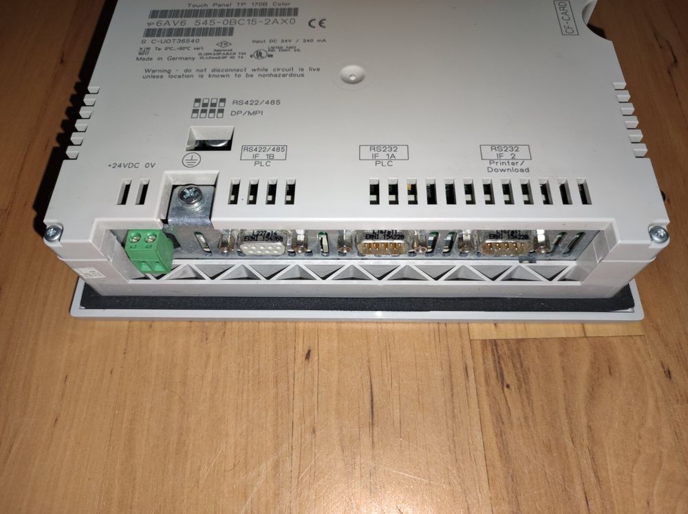 Siemens SIMATIC Touch Panel TP170B Color 6AV6545-0BC15-2AX0 (Gebraucht ...