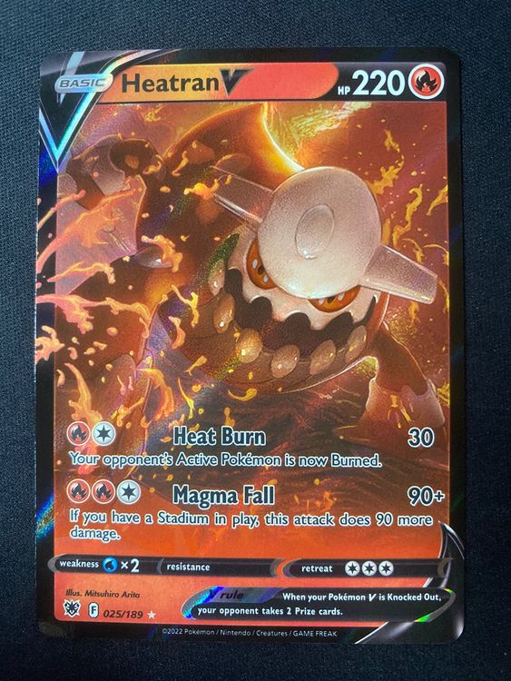 Heatran V 25 - Ultra Rare - Astral Radiance - EN ab 1 (Neu (gemäss ...