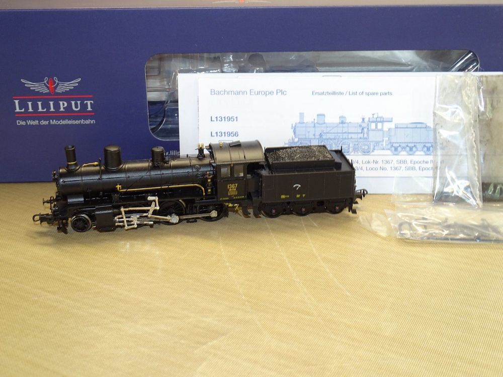 Liliput L131951 Dampflok B3/4,SBB,H0,OVP (Neu und originalverpackt) in Wohlen für CHF 141 – mit ...
