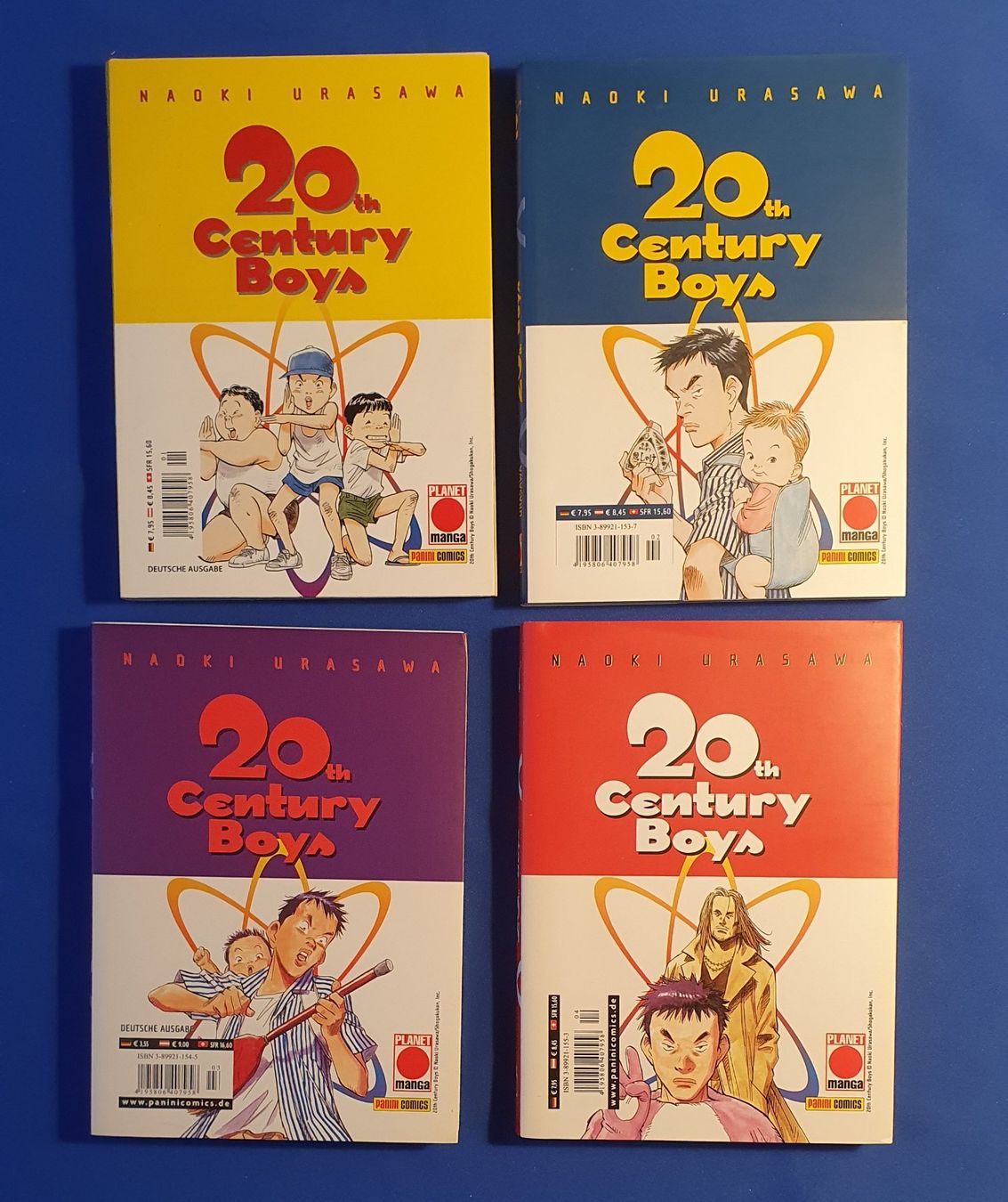 20th Century Boys, Band 1 - 4, Naoki Urasawa, 2002, 1. Aufl. (Neu ...
