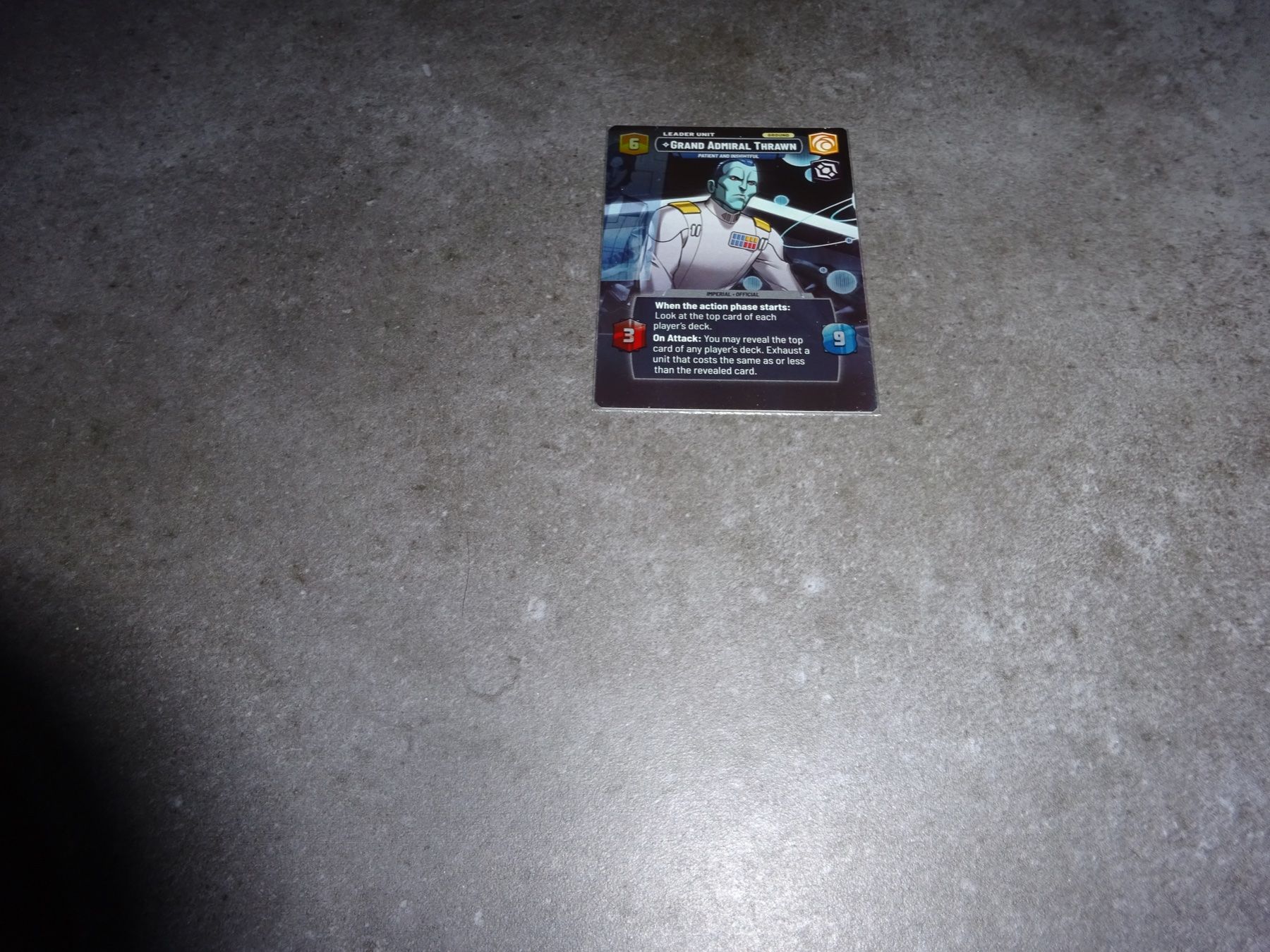 Star wars unlimited Grand Admiral Thrawn Showcase (Neuf (Voir ...