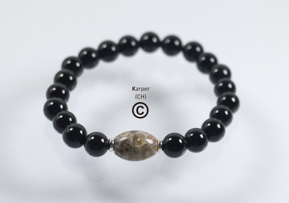 Achat, fossile Koralle / Agate, Corail fossile, S 925 | Kaufen auf Ricardo