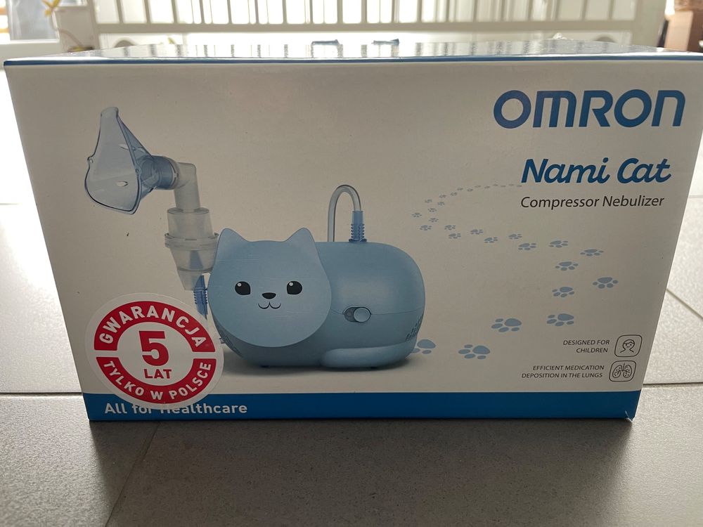 Omron Nami Cat inhalation nebulizer (adult and kid friendly) (Neu und originalverpackt) in ...