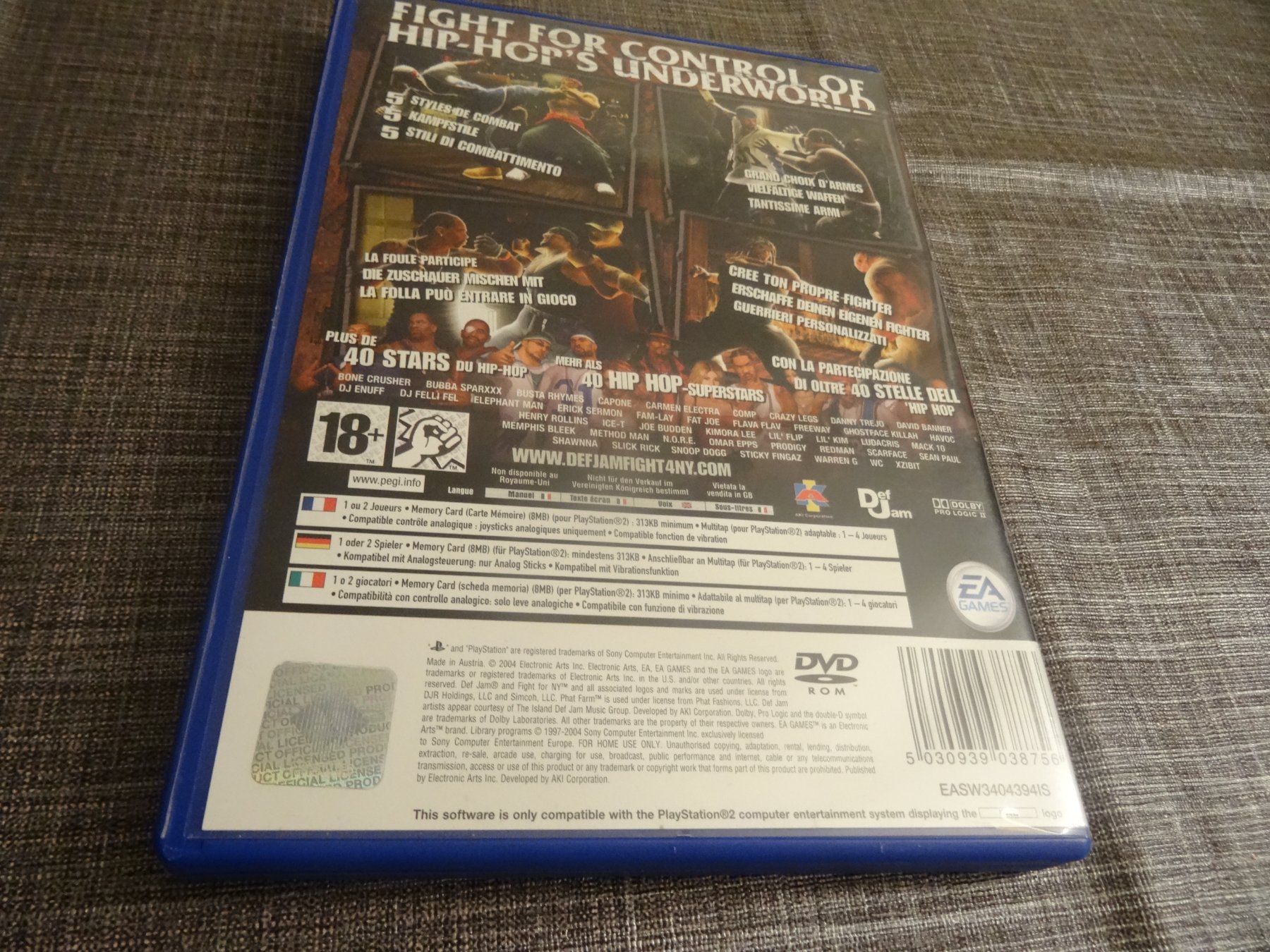 Def Jam: Fight for NY - PS2 Game - (Gebraucht) in Olten für CHF 40 ...
