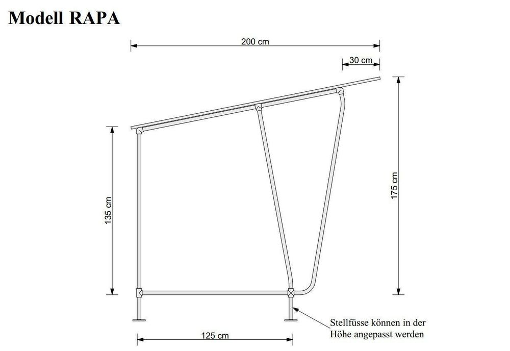 Velounterstand / Fahrradunterstand neu (Neu und originalverpackt) in Wald ZH für CHF 690 – nur ...