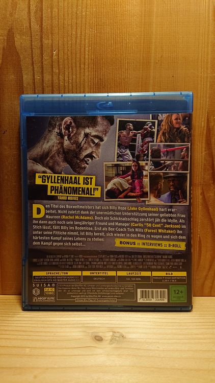 SOUTHPAW Blu-Ray mit Jake Gyllenhaal und Rachel McAdams (Gebraucht) in ...