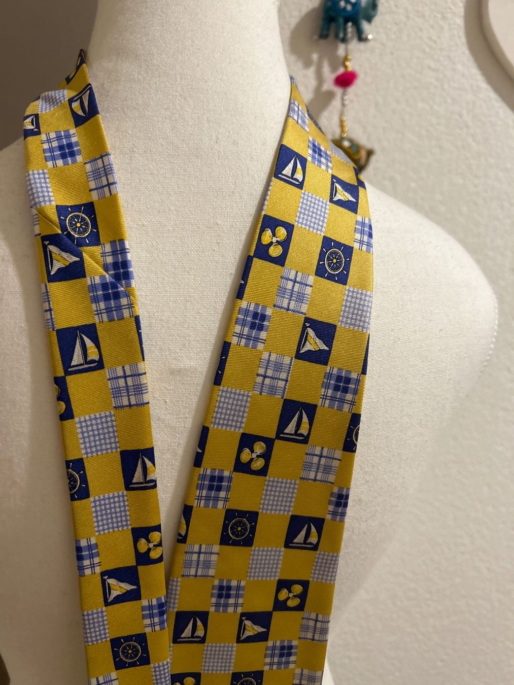 Krawatte Nautik Motiv von Le monde des accessoires100% Seide (Neu und ...