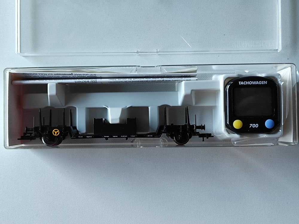 Tiefladewagen "Tacho" der DB von Fleischmann H0, GS (Neu und ...