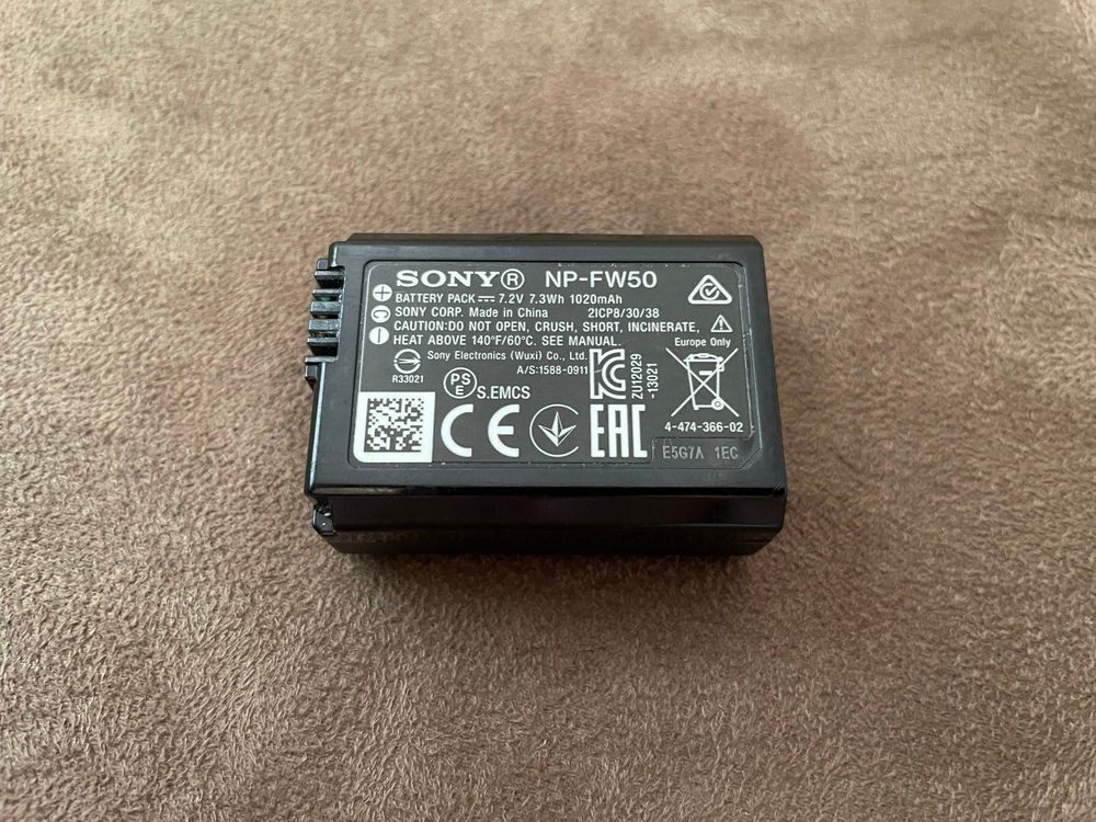 Sony NP-FW50 (original) (Gebraucht) in Rapperswil SG für CHF 22 – mit ...