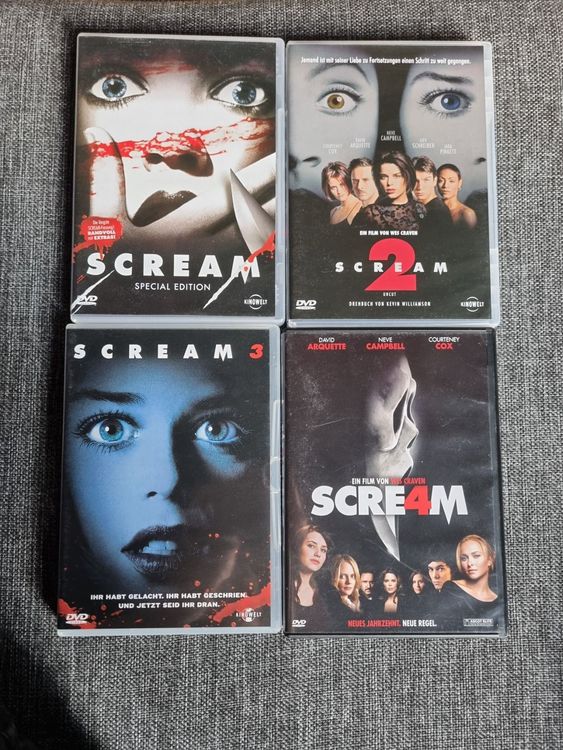 Scream 1 - 4, DVDs Horror Slasher coll. | Kaufen auf Ricardo