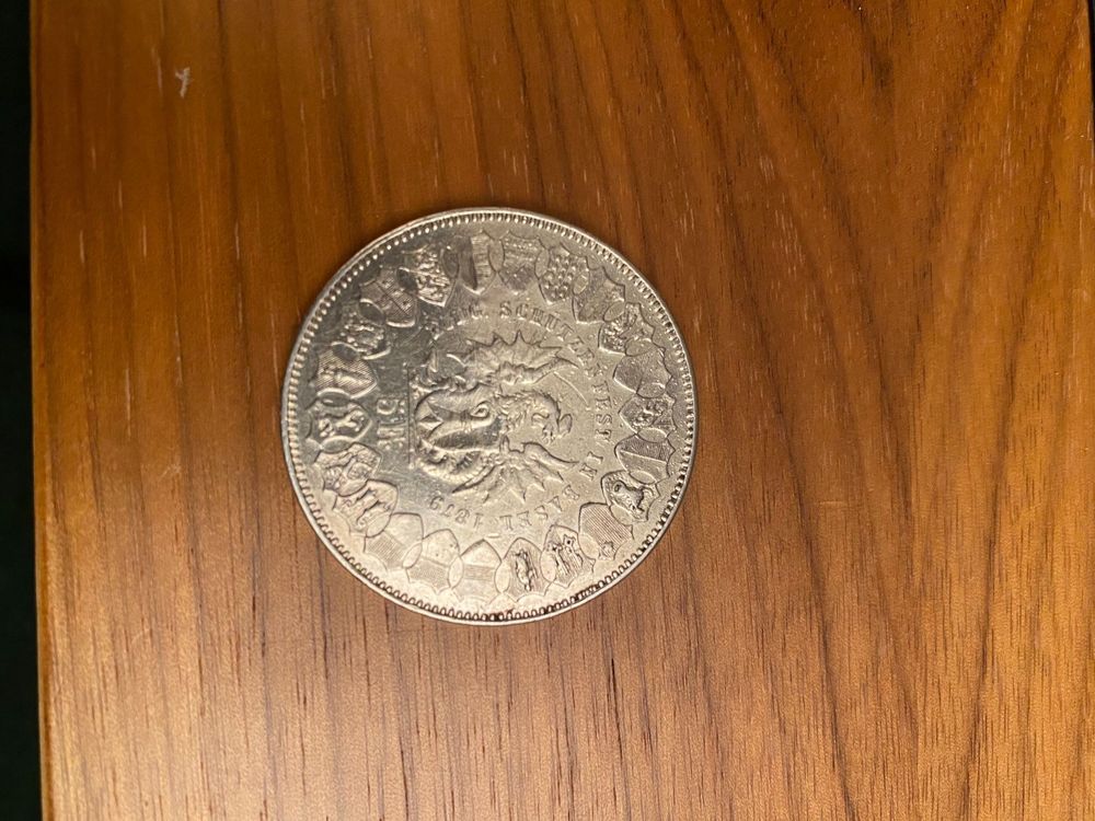 5 Franken Schützentaler Basel 1879 (Gebraucht) in Zürich für CHF 40 – mit Lieferung auf Ricardo ...