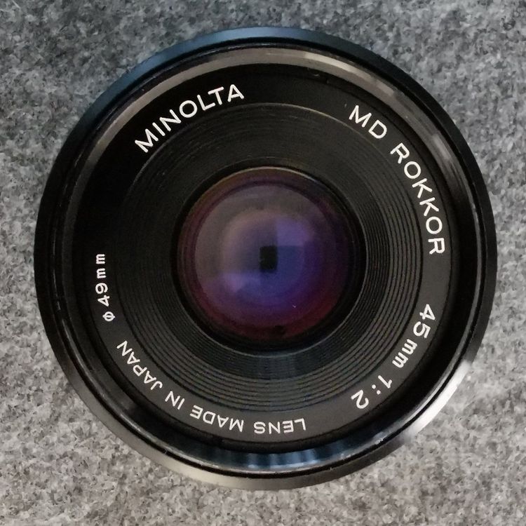 Minolta MD Rokkor 45mm 1:2 MD Anschluss | Kaufen auf Ricardo