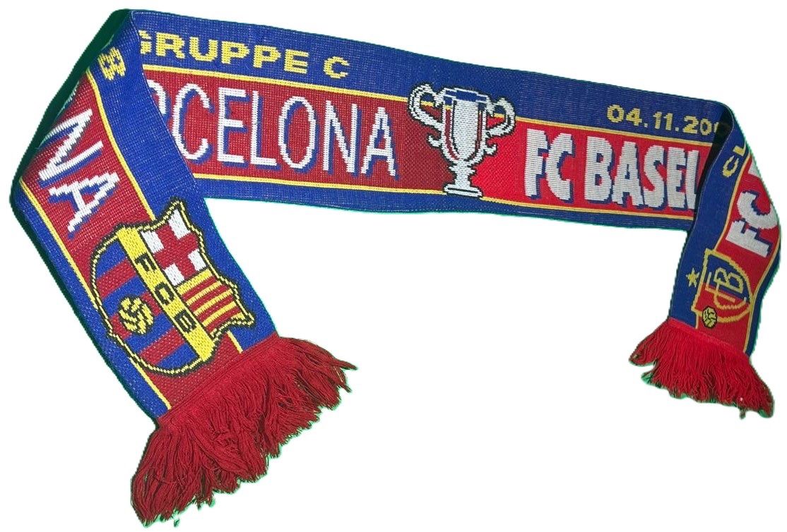 FC Basel - FC Barcelona Fanschal - 04.11.2008 Ab 1 CHF! (Gebraucht) in ...