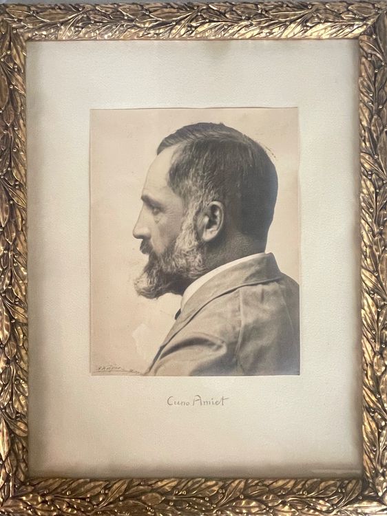 PHOTO ANCIENNE “PORTRAIT DE CUNO AMIET”PAR A.KÄSER 1928 (Gebraucht) in ...