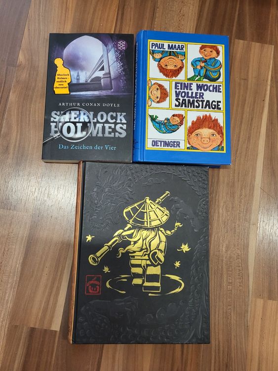 3 LESEBÜCHER lego,sherlock und Sams / Pippi ,Peter,Bob B2 | Kaufen auf ...
