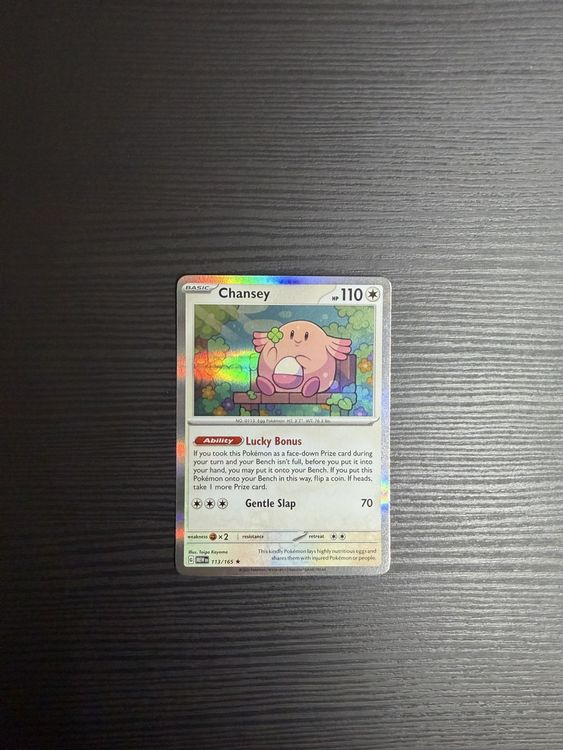 Pokemon TCG 151/Chansey 113-165[Holo]🇺🇸 (Neu (gemäss Beschreibung)) in ...