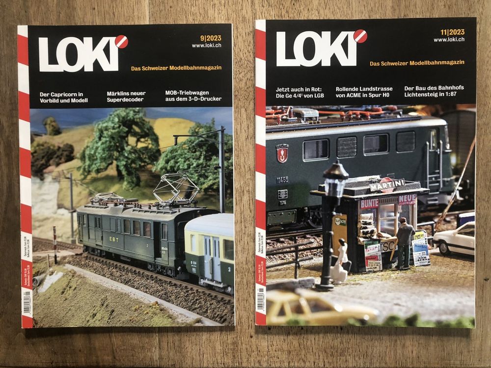 2 x Loki Modellbahnzeitschrift (Gebraucht) in Winterthur für CHF 7 – mit Lieferung auf Ricardo ...