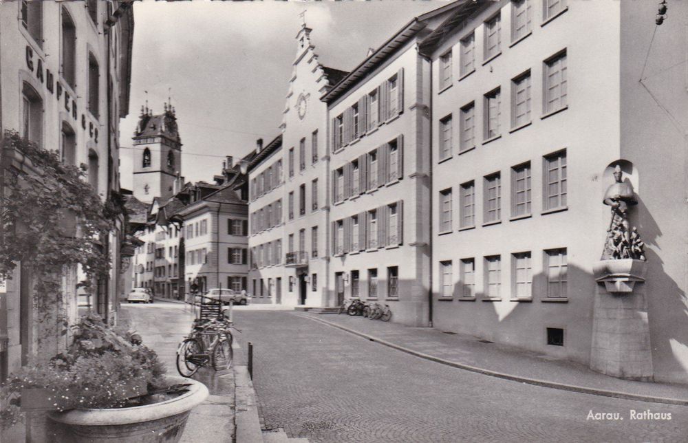 AK Aarau Rathaus ca. 1950 | Kaufen auf Ricardo