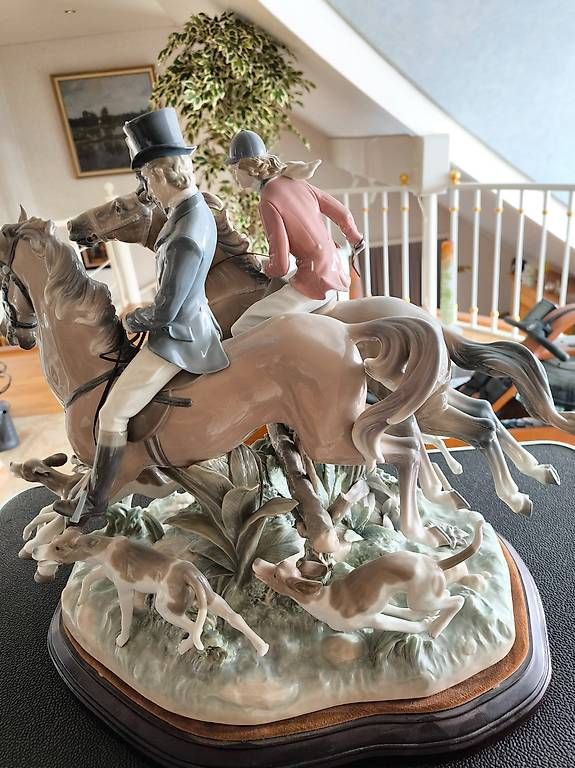 Lladro Porzellan Skulptur "die Jagd" Limited Edition (Gebraucht) in ...