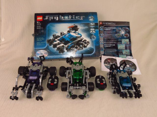 Lego-Set mit 3 ferngesteuerten Spybot Roboter Fahrzeugen (Gebraucht) in ...