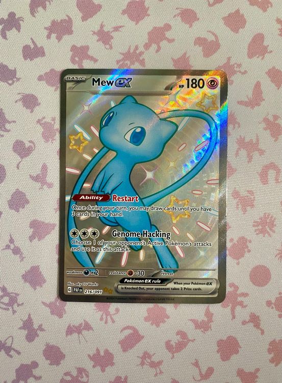 Pokemon Paldean Fates Mew ex EN (Neu (gemäss Beschreibung)) in Grabs ...