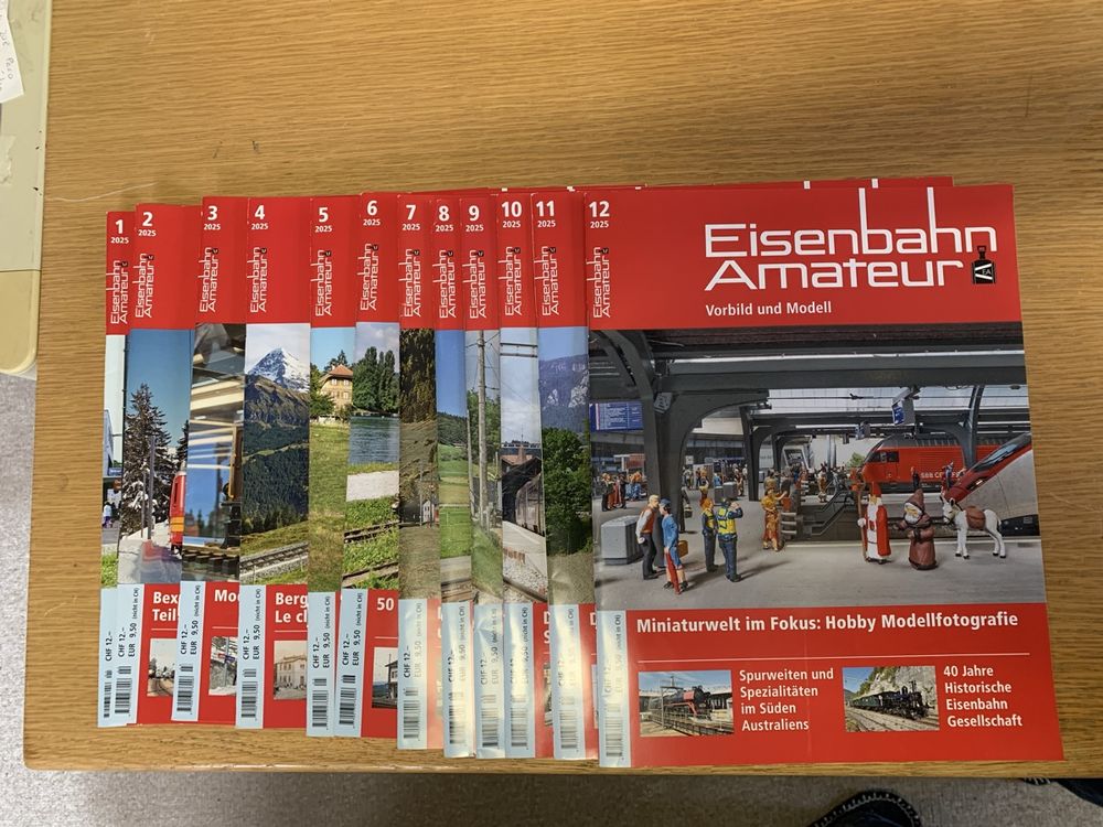 Eisenbahn Amateur 2025.Nr. 1-12, neuwertig, Em90 (Gebraucht) in Winden ...
