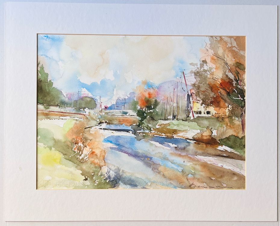 Theo Steinmann Aquarell handsigniert | Kaufen auf Ricardo