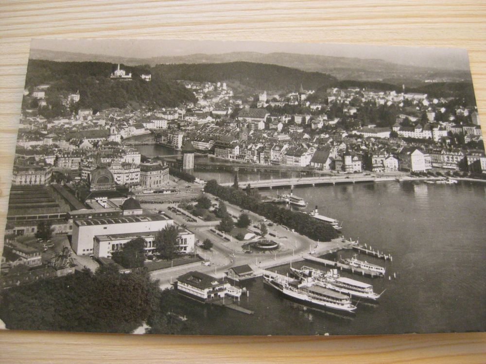 AK Luzern Bahnhof mit Schiff | Kaufen auf Ricardo AK Luzern Bahnhof mit Schiff | Kaufen auf Ricardo