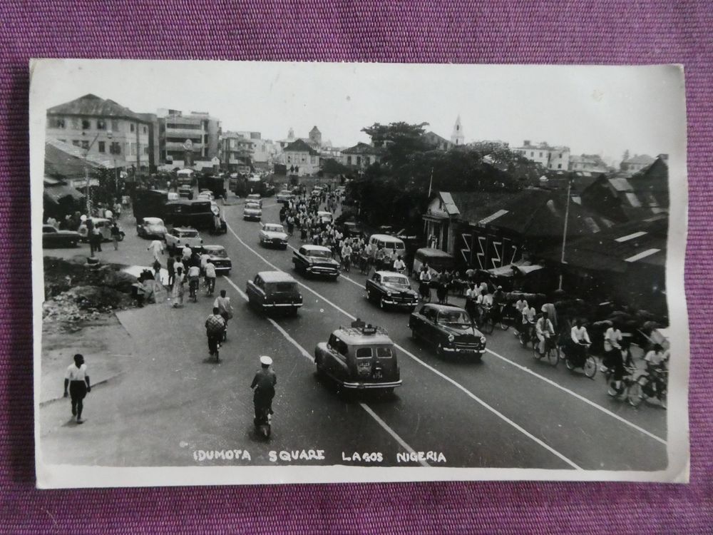 Alte Postkarte Idumota Square Lagos Nigeria 1960 | Kaufen auf Ricardo