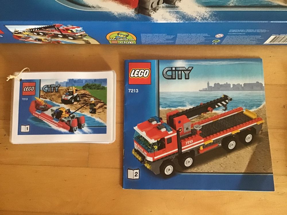 Lego City 7213 - Feuerwehrtruck mit Löschboot (Gebraucht) in ...