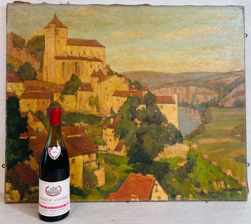 Antike Landschaft Gemälde Signiert Öl auf Leinwand | Kaufen auf Ricardo