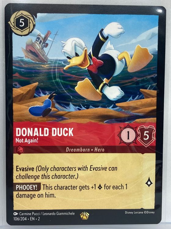 Lorcana DONALD DUCK 106/204 EN-2 LEGENDARY | Kaufen auf Ricardo