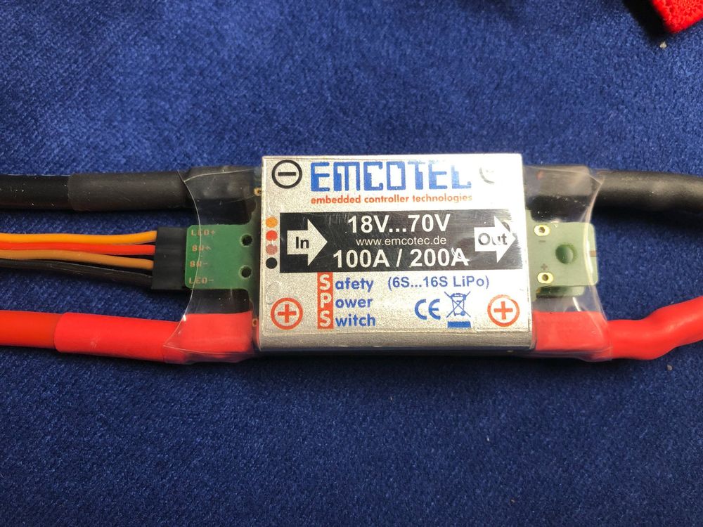 EMCOTEC Power switch 100-200A mit Magnetschaltung "Hacker" (Neu (gemäss ...