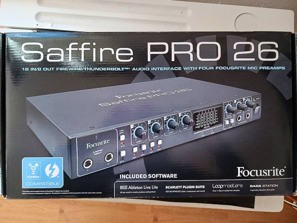 Focusrite Saffire PRO 26 (Gebraucht) in Cimadera für CHF 37 – mit Lieferung auf Ricardo kaufen