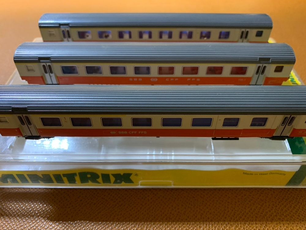 Minitrix N 13322/3146/3149 PW-EW III Swissexpress Zug SBB (Neu (gemäss Beschreibung)) in Zürich ...